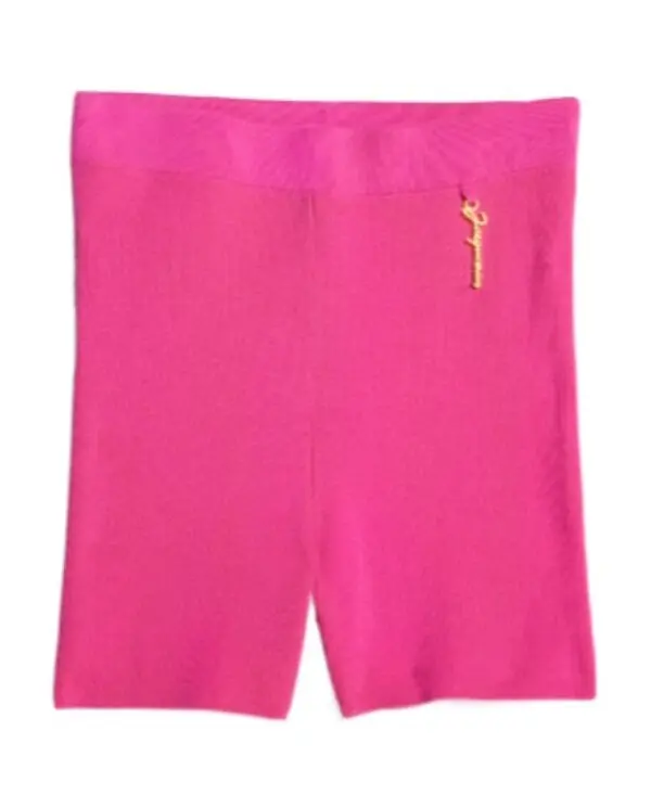 Jacquemus Le Short Pralu Knitted High-waisted Shorts - Pink