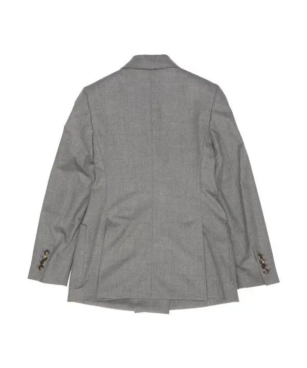 Max Mara Double-breasted Long-sleeved Jacket - Gray