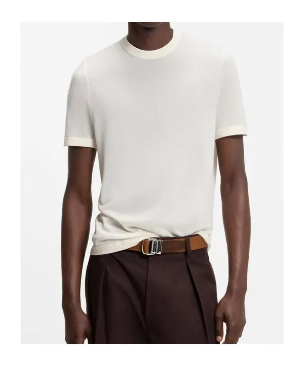 Hugo Boss Short-sleeved Crewneck Knitted Jumper