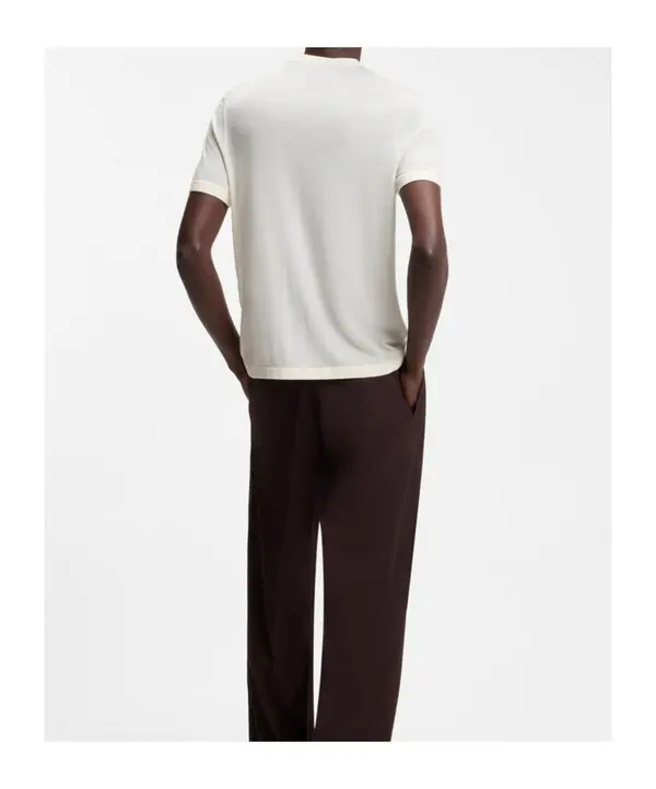 Hugo Boss Short-sleeved Crewneck Knitted Jumper