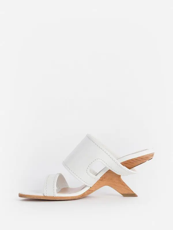 Alexander McQueen Leather No.13 Wedge Mules