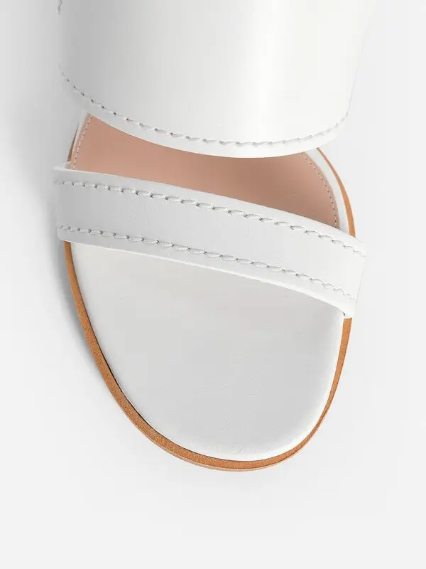 Alexander McQueen Leather No.13 Wedge Mules