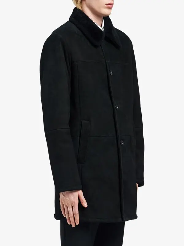 Prada High-neck Long-sleeved Jacket With Removable Hooded Vest