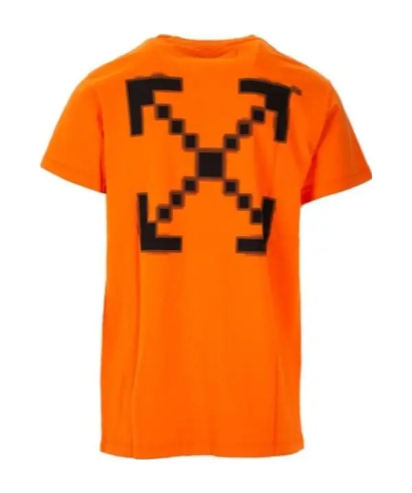 Off-White Printed T-shirt - Orange
