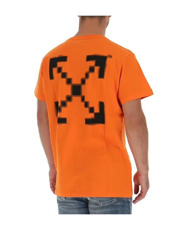 Off-White Printed T-shirt - Orange