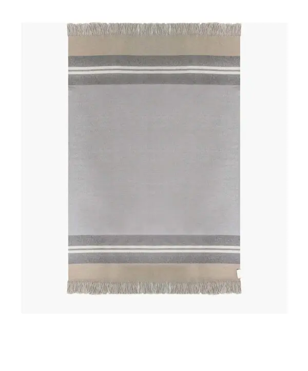 Brunello Cucinelli Colour-block Fringed Blanket