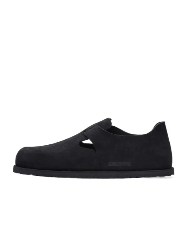 BIRKENSTOCK Suede Mary Jane Flat - Black