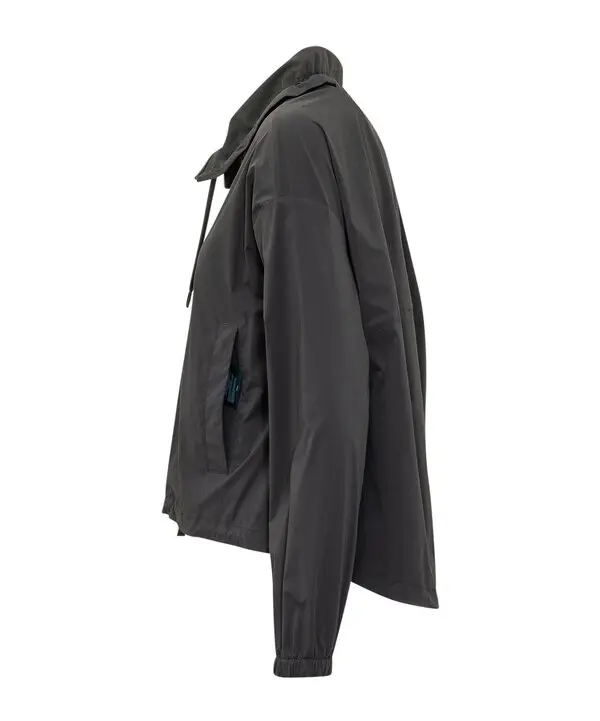 Herno Drawstring Zip Hooded Jacket