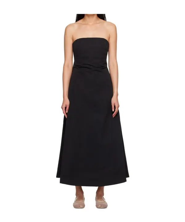 Staud Kennedy Faille Bandeau Dress