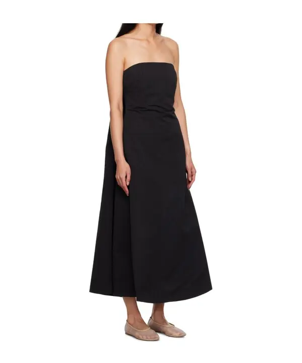 Staud Kennedy Faille Bandeau Dress