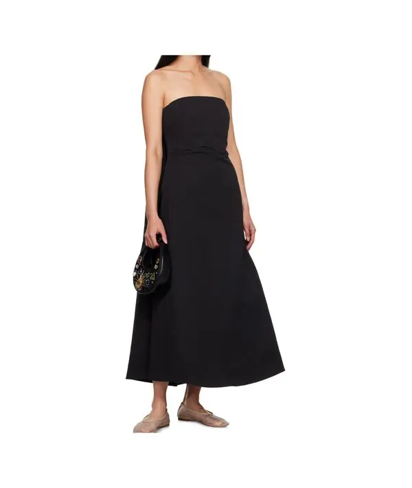 Staud Kennedy Faille Bandeau Dress