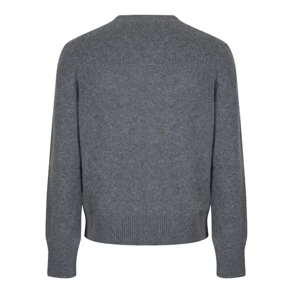 Burberry Ekd Intarsia-knit Crewneck Jumper - Grey