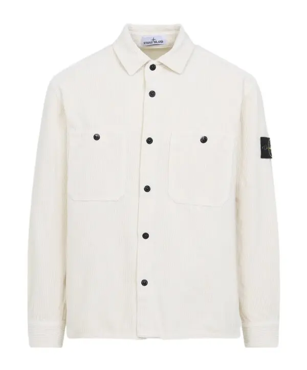 Stone Island Cotton Overshirt - Ivory