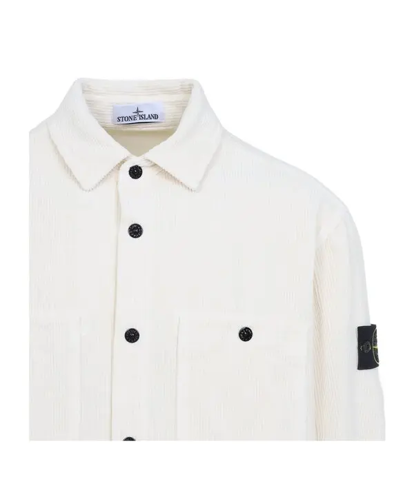 Stone Island Cotton Overshirt - Ivory