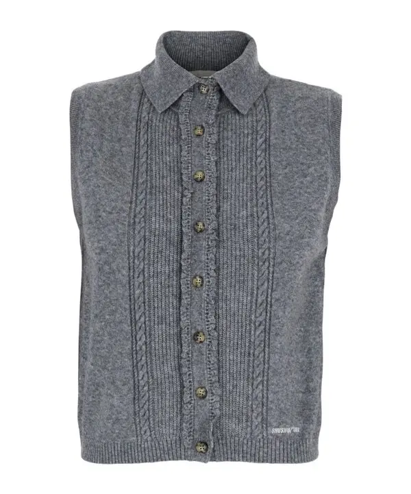 SHUSHU/TONG Sleeveless Cardigan