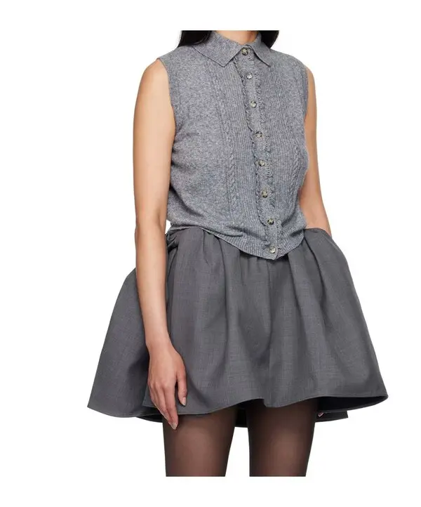 SHUSHU/TONG Sleeveless Cardigan