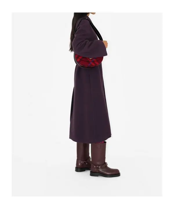 Burberry Single-breasted Belted Wool Coat