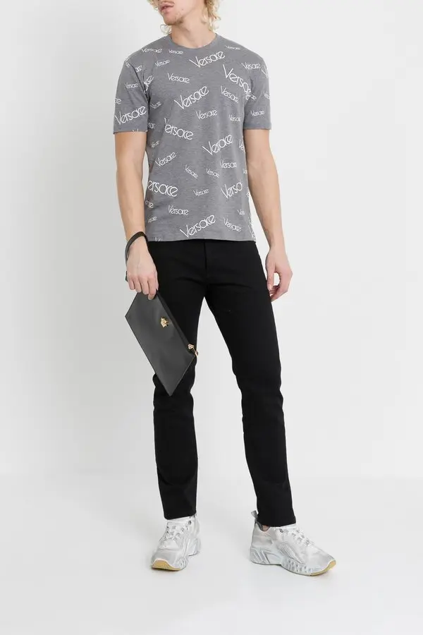 Versace Logo Printed T-shirt