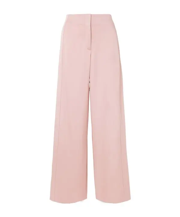 Veronica Beard Ronin High Waist Wide Leg Trousers