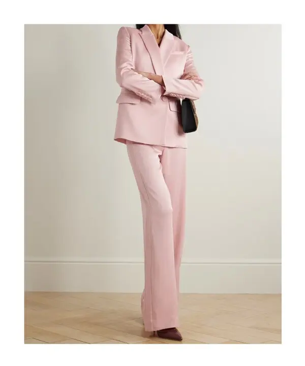 Veronica Beard Ronin High Waist Wide Leg Trousers