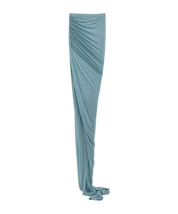 Rick Owens Edfu Maxi Skirt - Blue