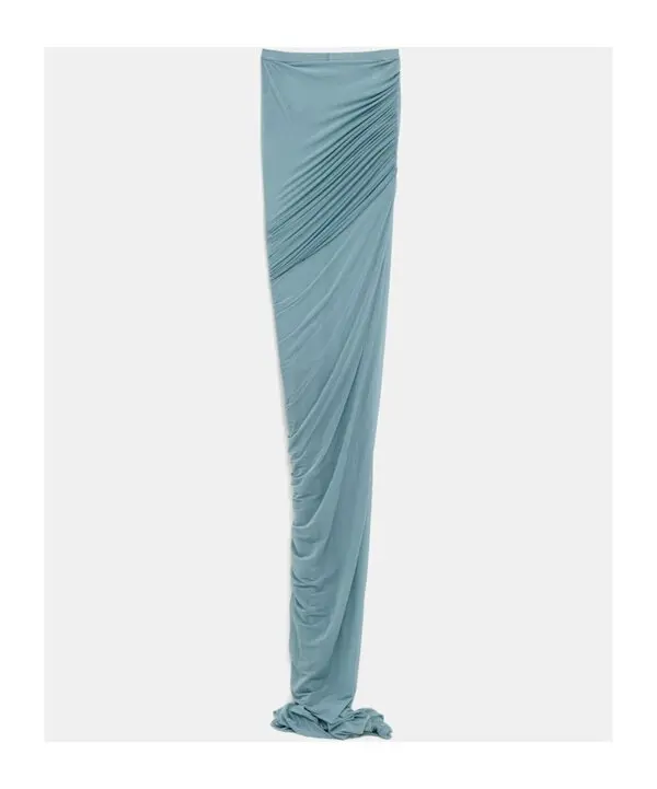 Rick Owens Edfu Maxi Skirt - Blue