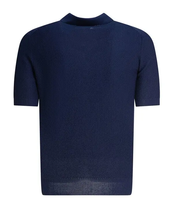 Tagliatore Short-sleeved Buttoned Polo Shirt