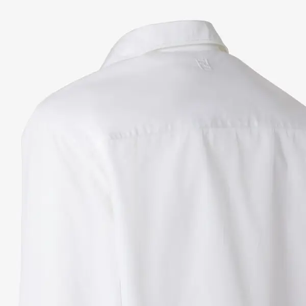 Fendi Spread Collar Shirt - White
