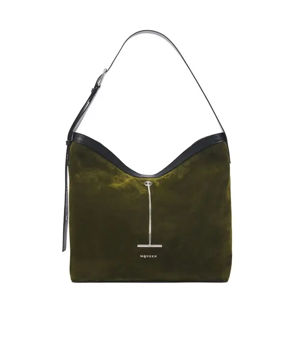Alexander McQueen Pendant Shoulder Bag - Military Green