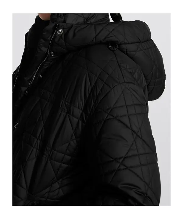 Dior Alps Macrocannage Hooded Down Jacket - Black