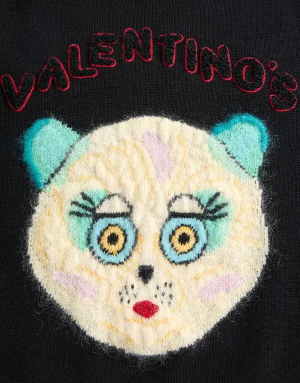 Valentino Garavani Le Chat De La Maison' Crewneck Jumper