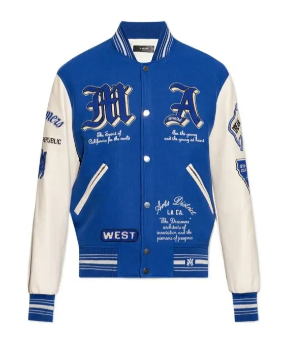 Amiri Dream Team Varsity Jacket - Blue