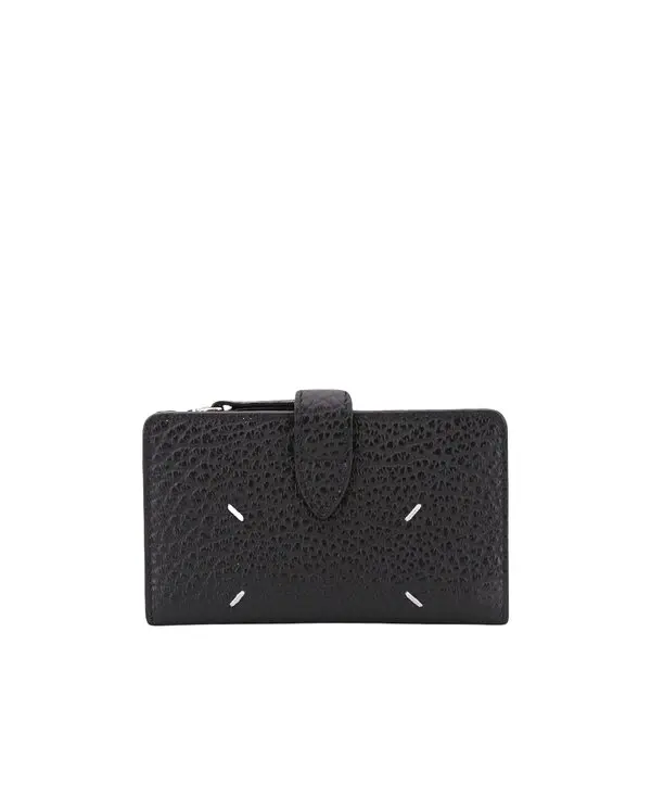 MAISON MARGIELA Four-stitch Bi-fold Wallet - Black