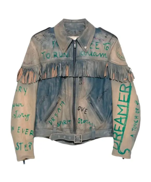 GOLDEN GOOSE Zip-up Fringed Jacket