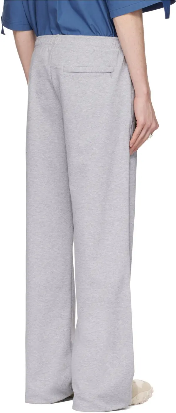 J.W.ANDERSON Jw Anderson Pintuck Track Pants - Ash Grey