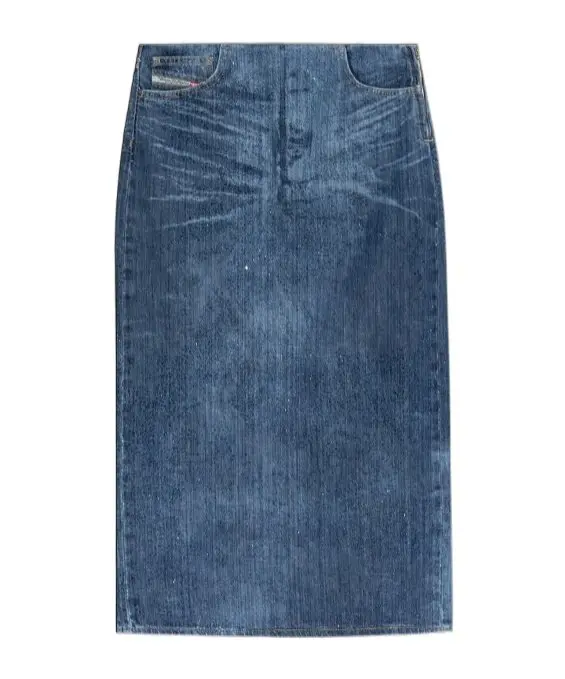 DIESEL® De-pra-s3 Midi Skirt - Blue