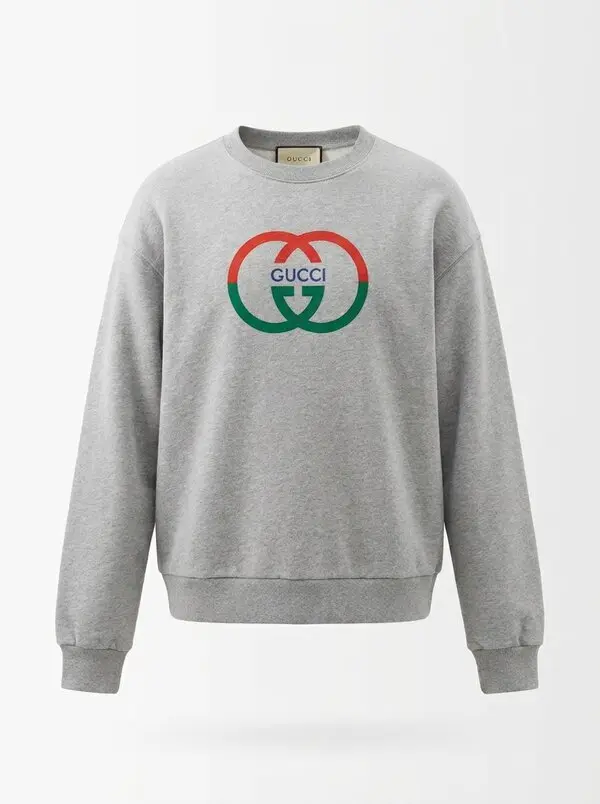Gucci Interlocking G Logo Crewneck Sweatshirt