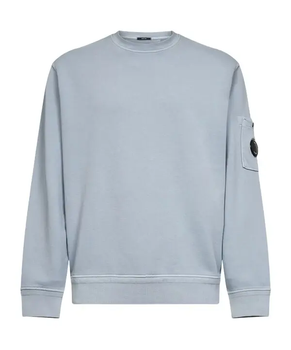 C.P. COMPANY Logo Crew Neck Sweatshirt - Gray