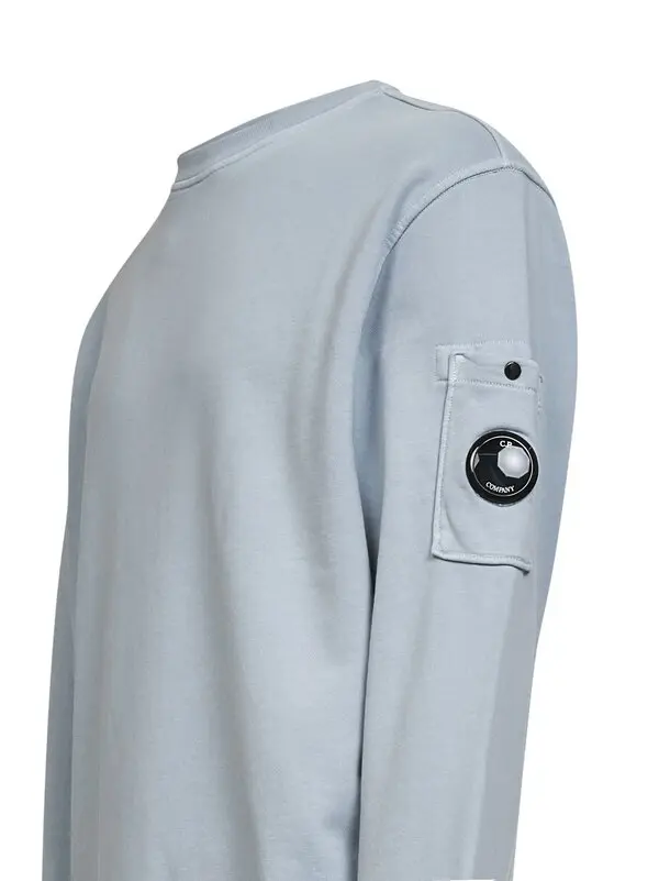 C.P. COMPANY Logo Crew Neck Sweatshirt - Gray