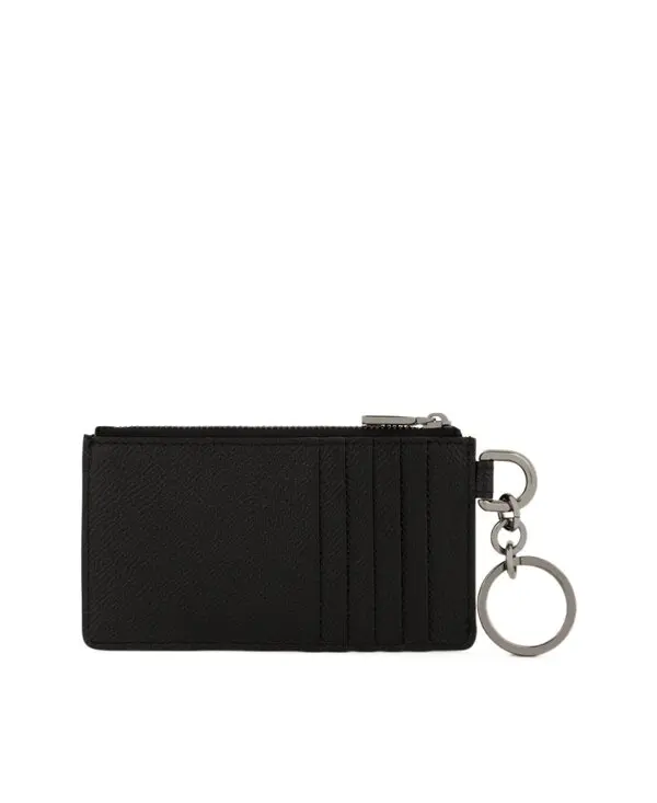 Dolce & Gabbana Dolce Gabbana Logo Plaque Zipped Wallet