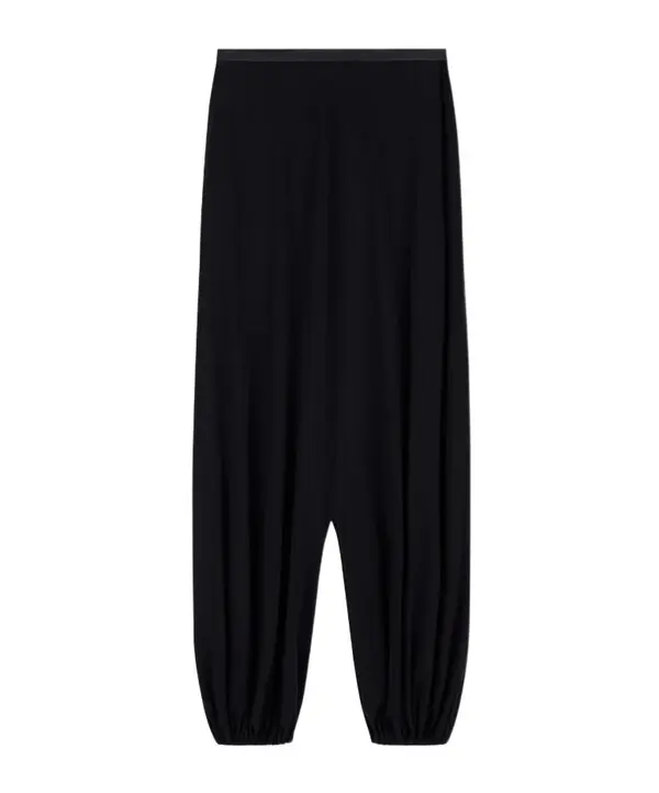 Emporio Armani Elasticated Cuff Crêpe Pants