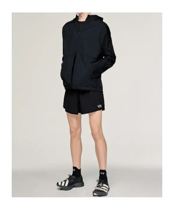 Y3 Lightweight Zip-up Hooded Jacket
