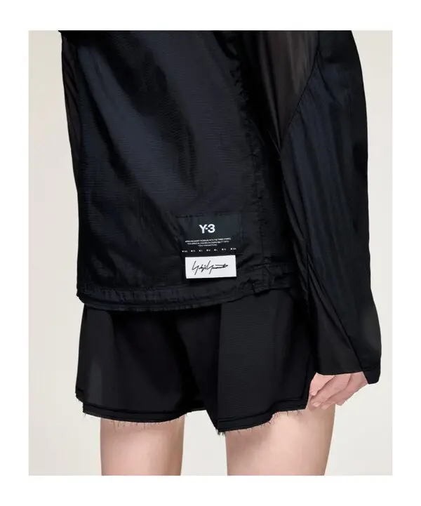 Y3 Lightweight Zip-up Hooded Jacket