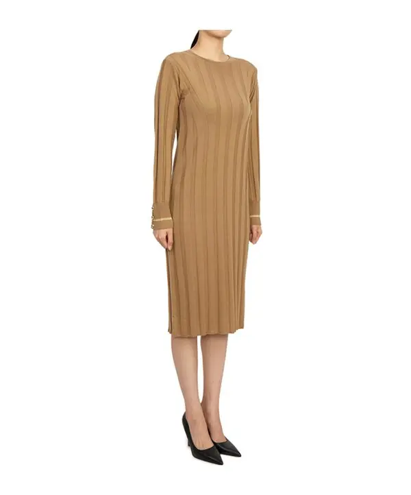 Max Mara Long-sleeved Knitted Dress