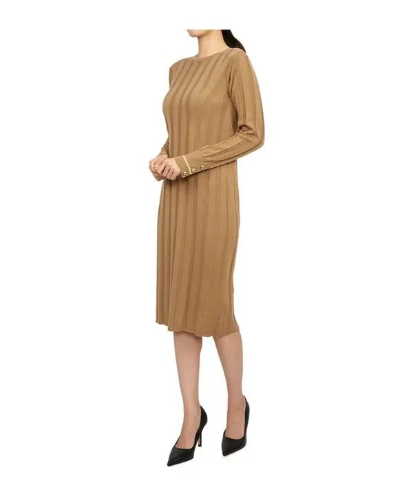 Max Mara Long-sleeved Knitted Dress