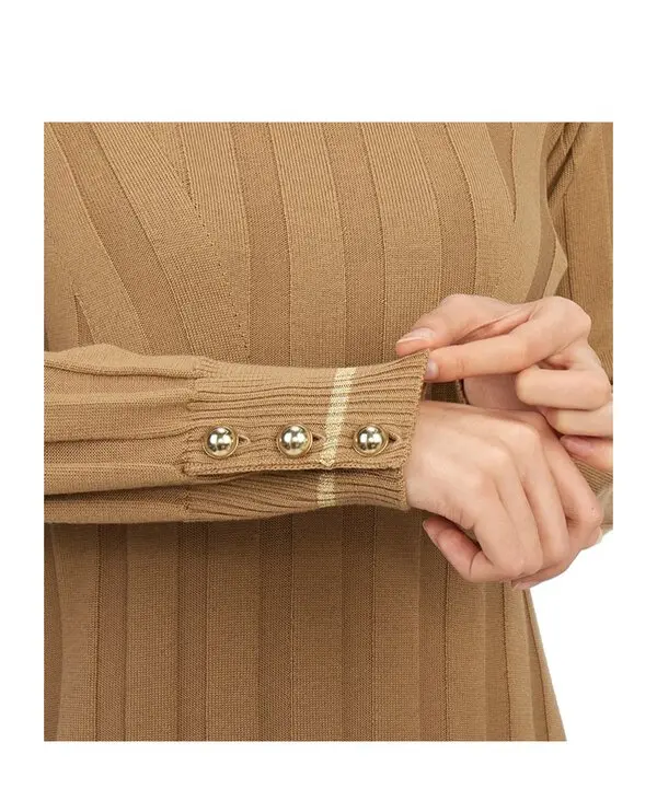 Max Mara Long-sleeved Knitted Dress