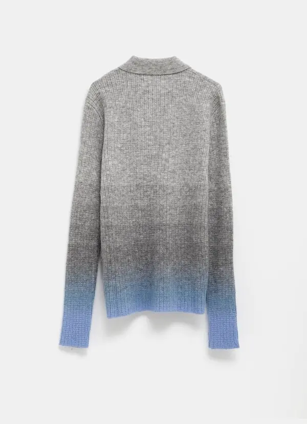 ERL Collared Long-sleeve Polo Shirt - Gray