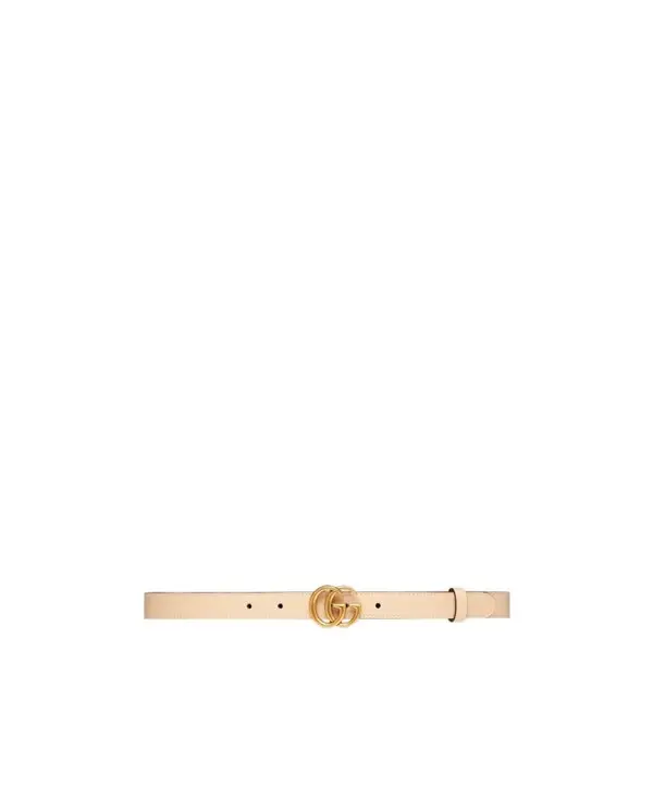 Gucci Gg Marmont Belt - Nude