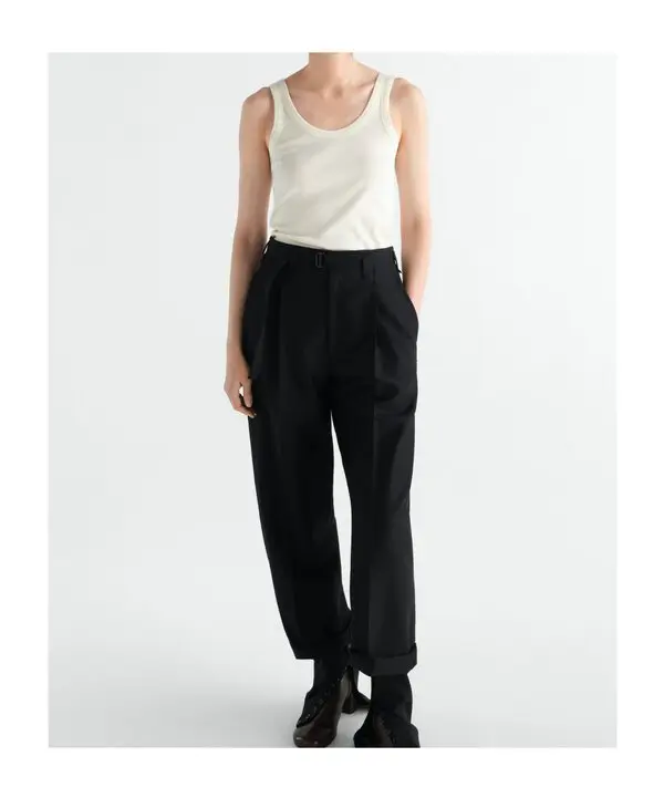 LEMAIRE Ribbed Tank Top - White