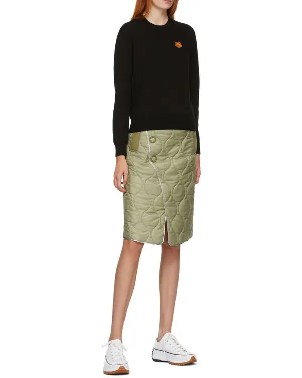 Kenzo Tiger Crest Knit Jumper - Black